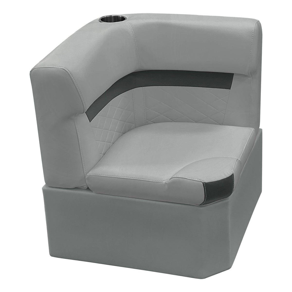Wise DLX Series Pontoon Corner Section Cushion & Base Package – Wise Seats